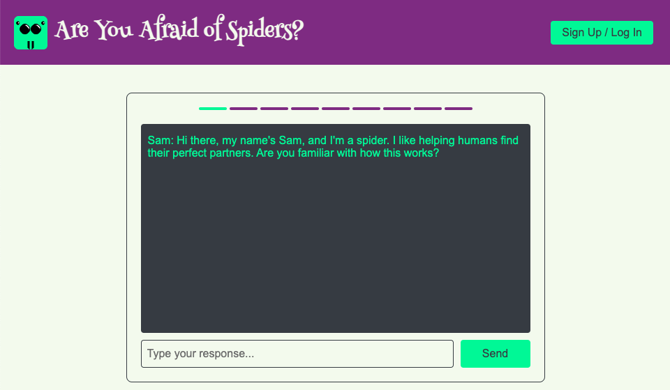 Are You Afraid of Spiders?